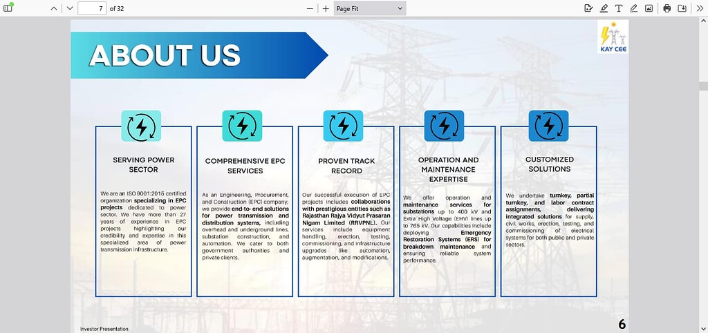 Kay Cee Energy & Infra Ltd - explosive growth - Stock Opportunities ...