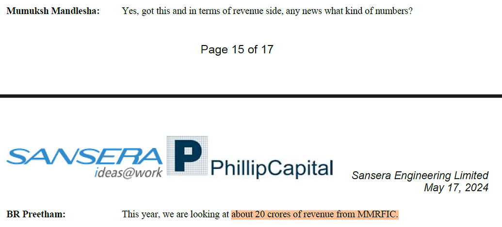 Sansera Engineering - Not-so-Hidden Gems - ValuePickr Forum