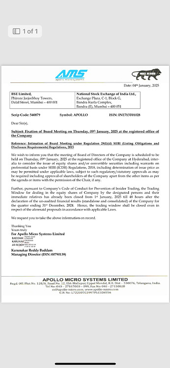 Apollo Micro Systems Limited - A Small cap in Aerospace & Defense ...